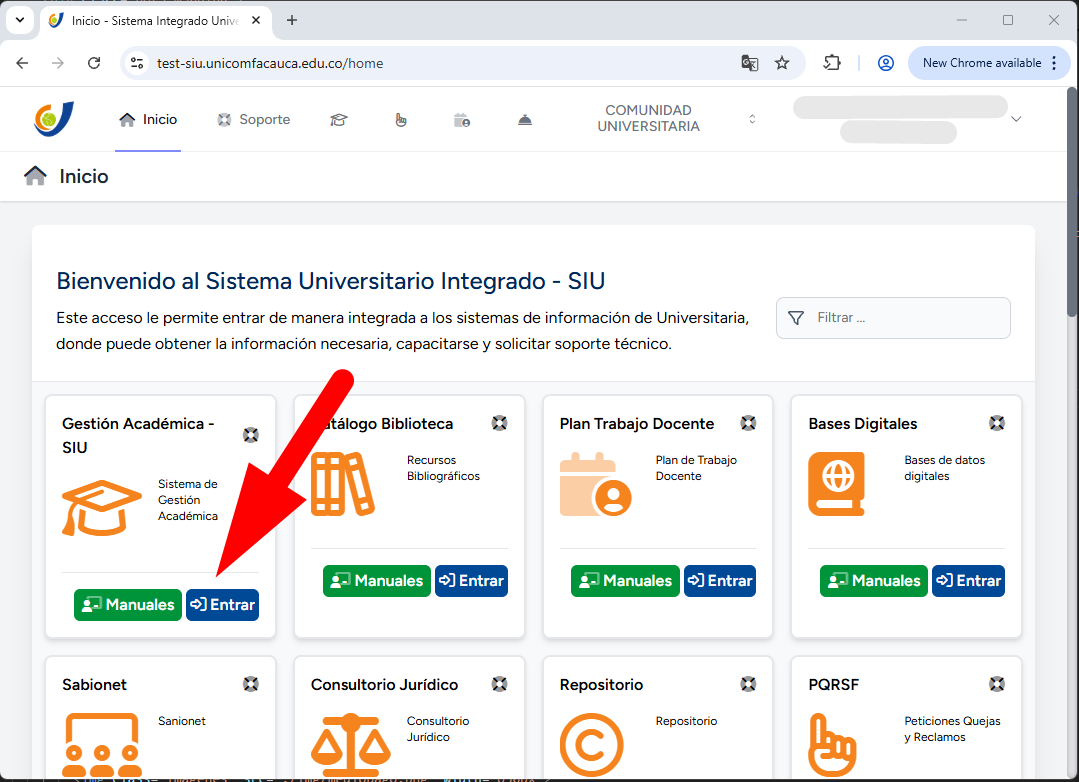 Guía de Ingreso al Sistema Integrado Universitario (SIU)