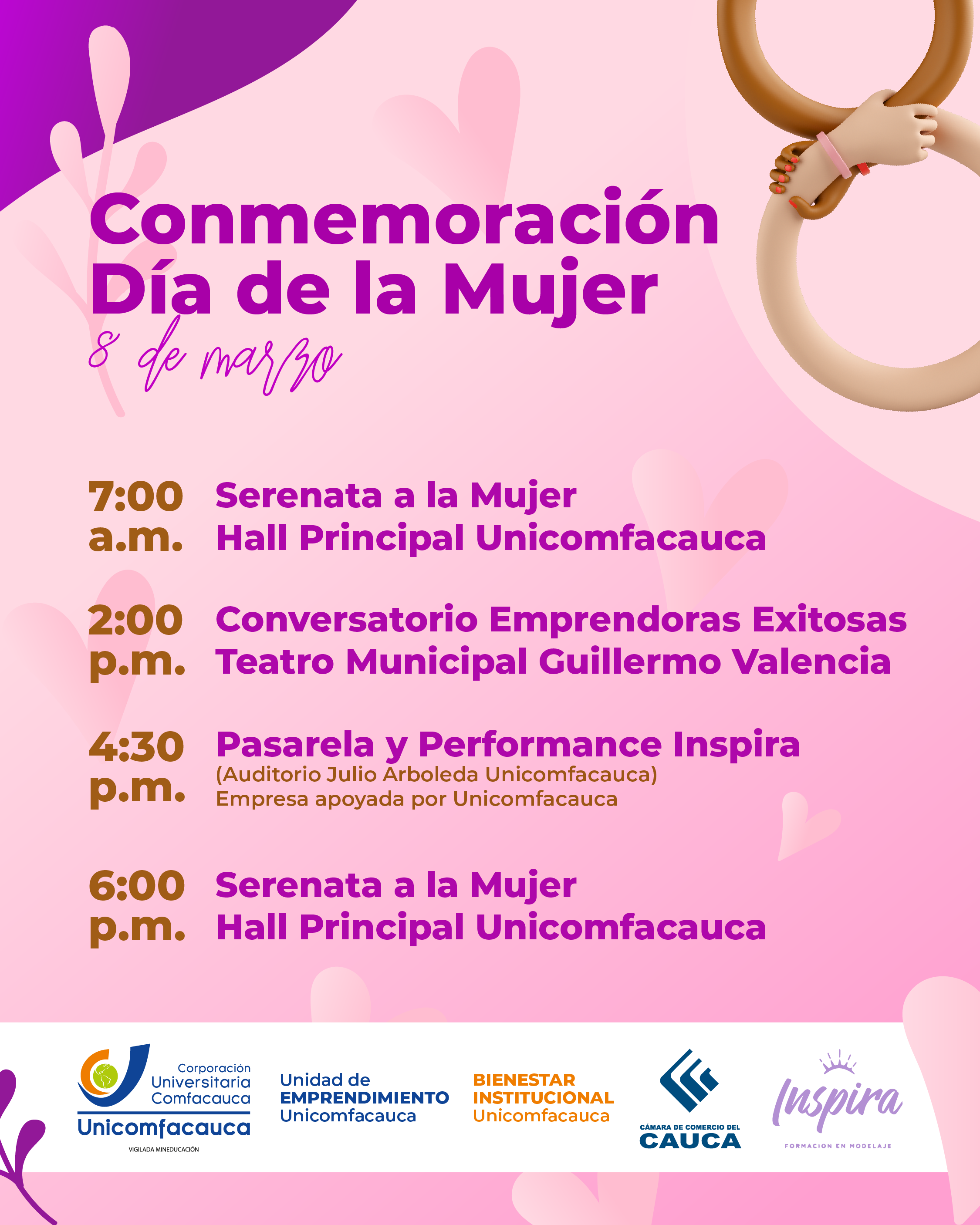 Conmemoración Día De La Mujer Unicomfacauca