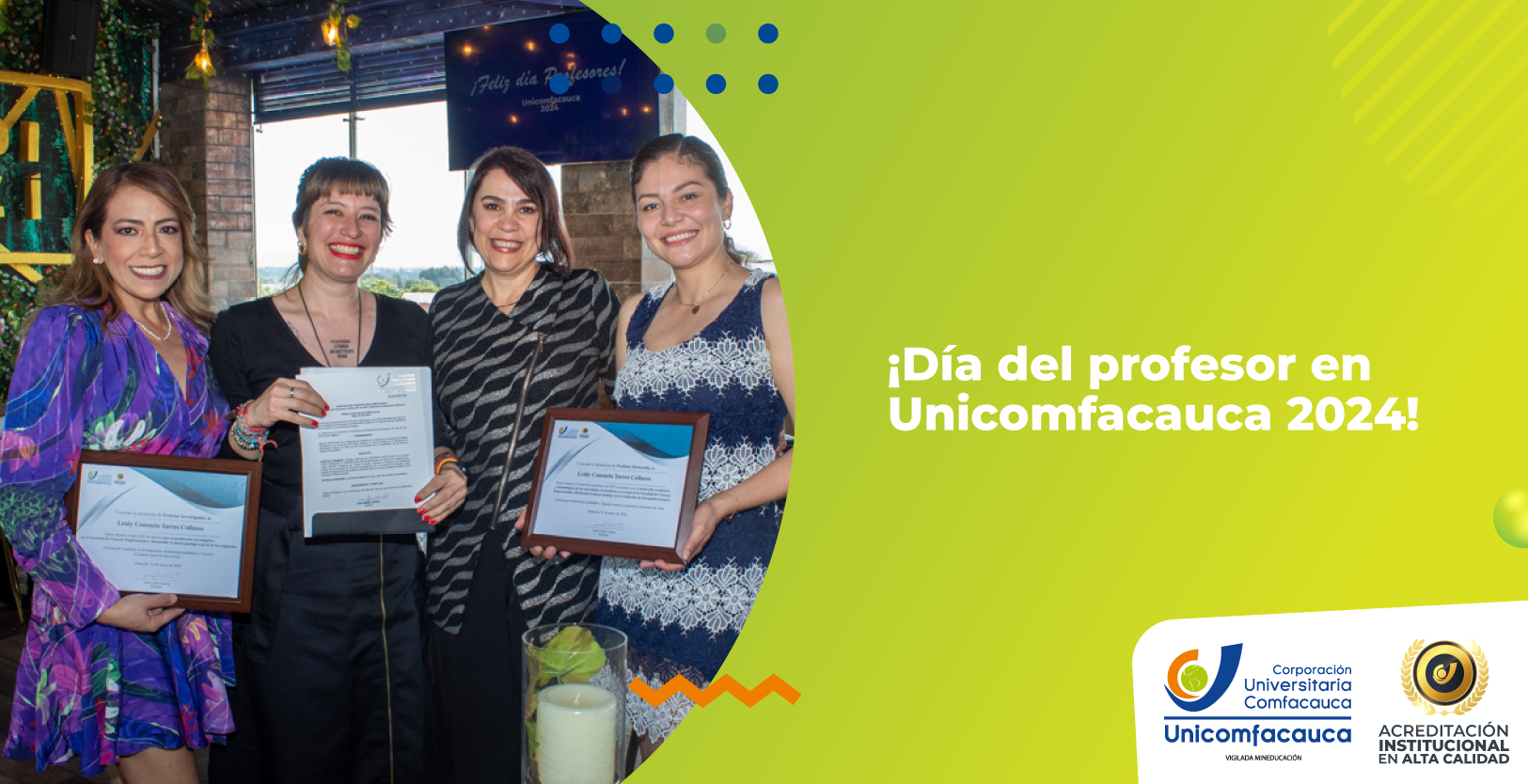 Así celebramos el Día del profesor en Unicomfacauca | UNICOMFACAUCA